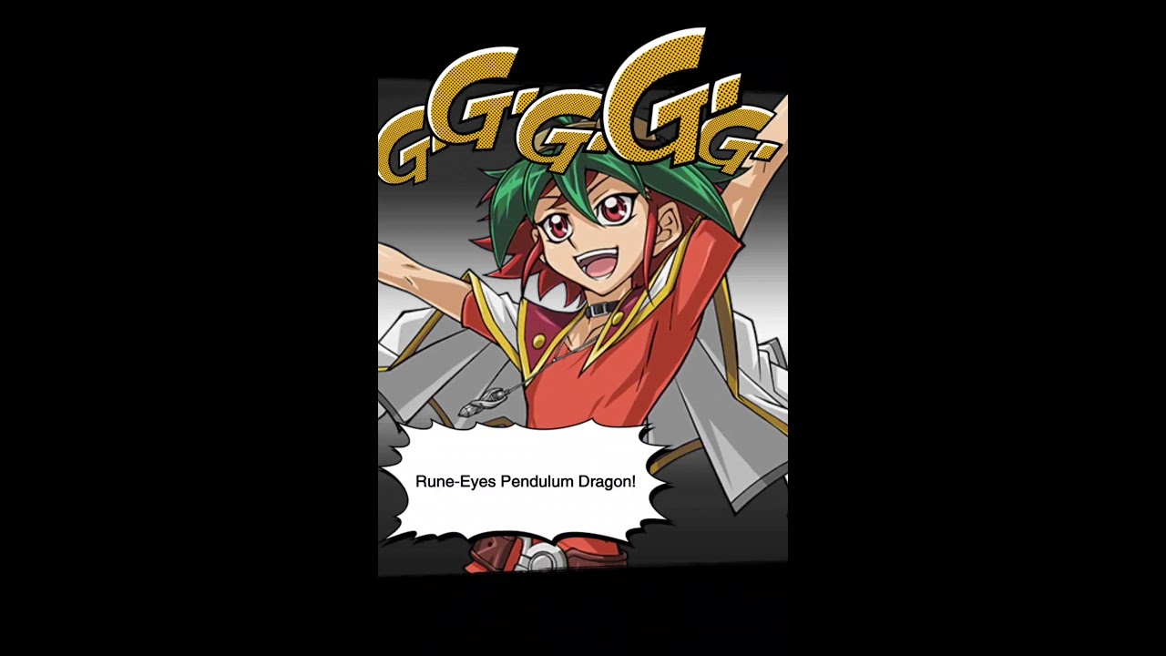 Yugioh Duel Links - Yuya Fusion summon Rune-Eyes Pendulum Dragon - YouTube