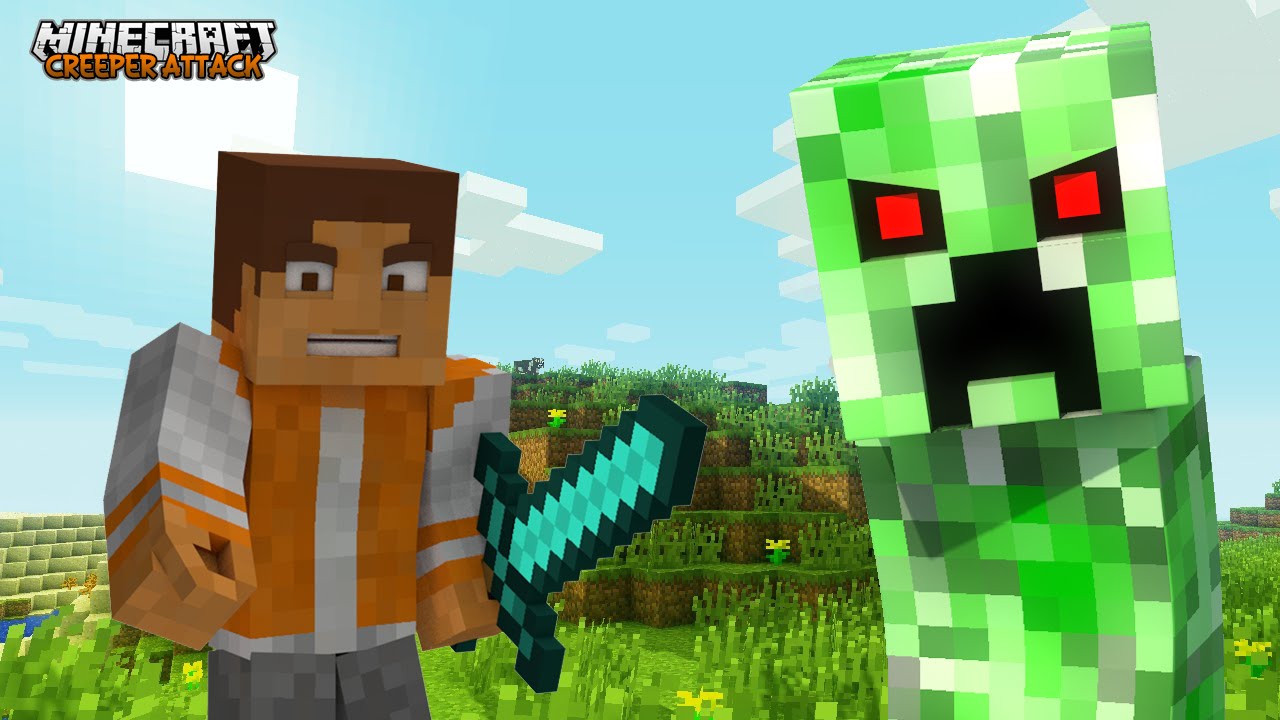 Minecraft: Creeper Attack - YouTube