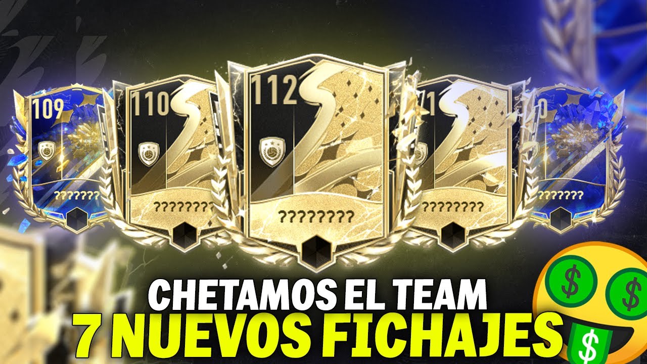 CHETAMOS el equipo con 7 FICHAJES nuevos 😱 4 ICONOS PRIME y 3 ICONOS ...