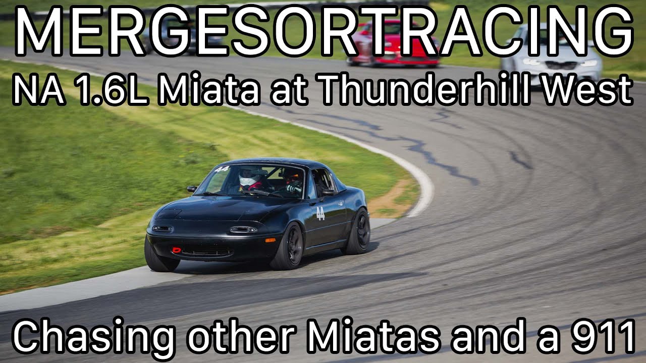 Miatas vs. Porsche 911 at Thunderhill West - YouTube