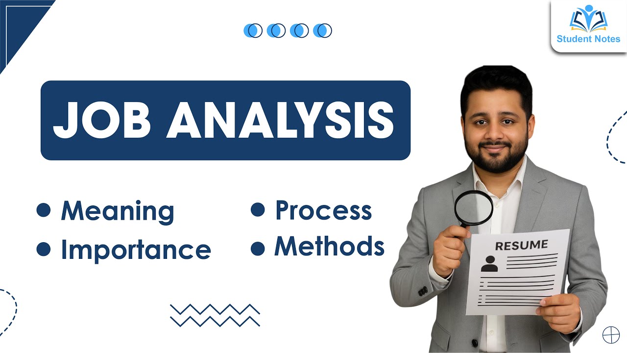 04 Job Analysis | Meaning | Definition | Importance | Process | Methods ...