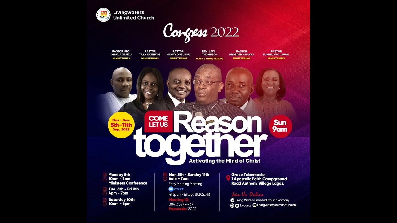 COME NOW LET US REASON TOGETHER - YouTube