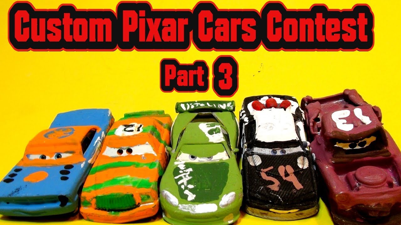Cars 3 Custom Cars Contest Miss Fritter Wins Vote Now for Jimbo or ...