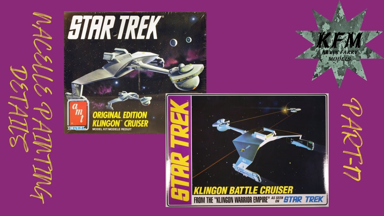 AMT STAR TREK KLINGON & ROMULAN D7 BATTLE CRUISERS PART-17 NACELLE ...