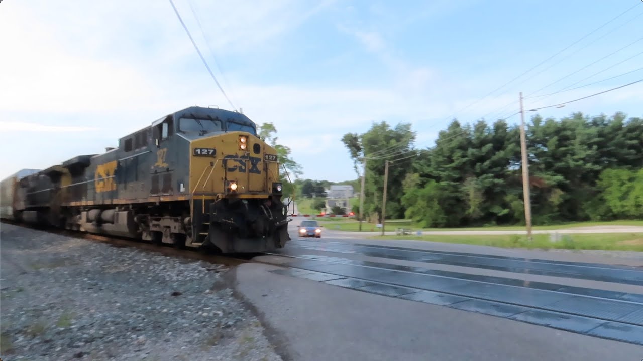 CSX Q332 Autorack/Manifest Mixed Freight Train from Lodi, Ohio August 24, 2021 - YouTube