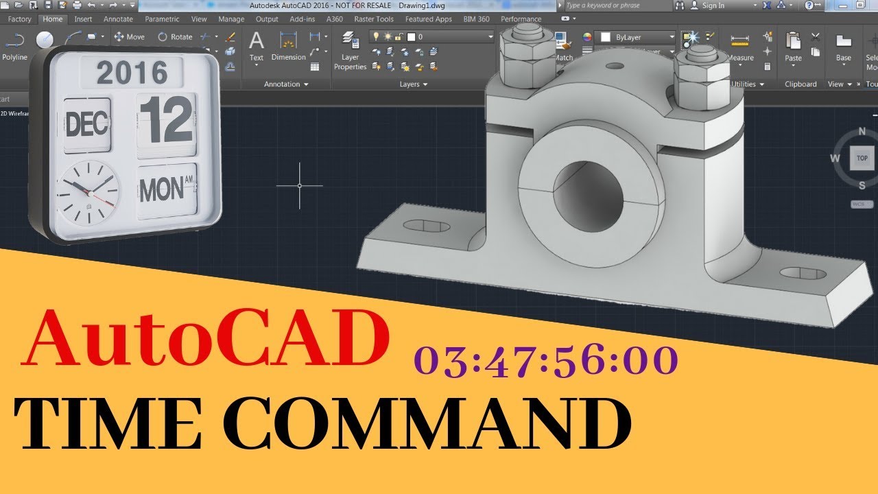 How To Find Total Time Required to Craete a Any AutoCAD Drawing ...