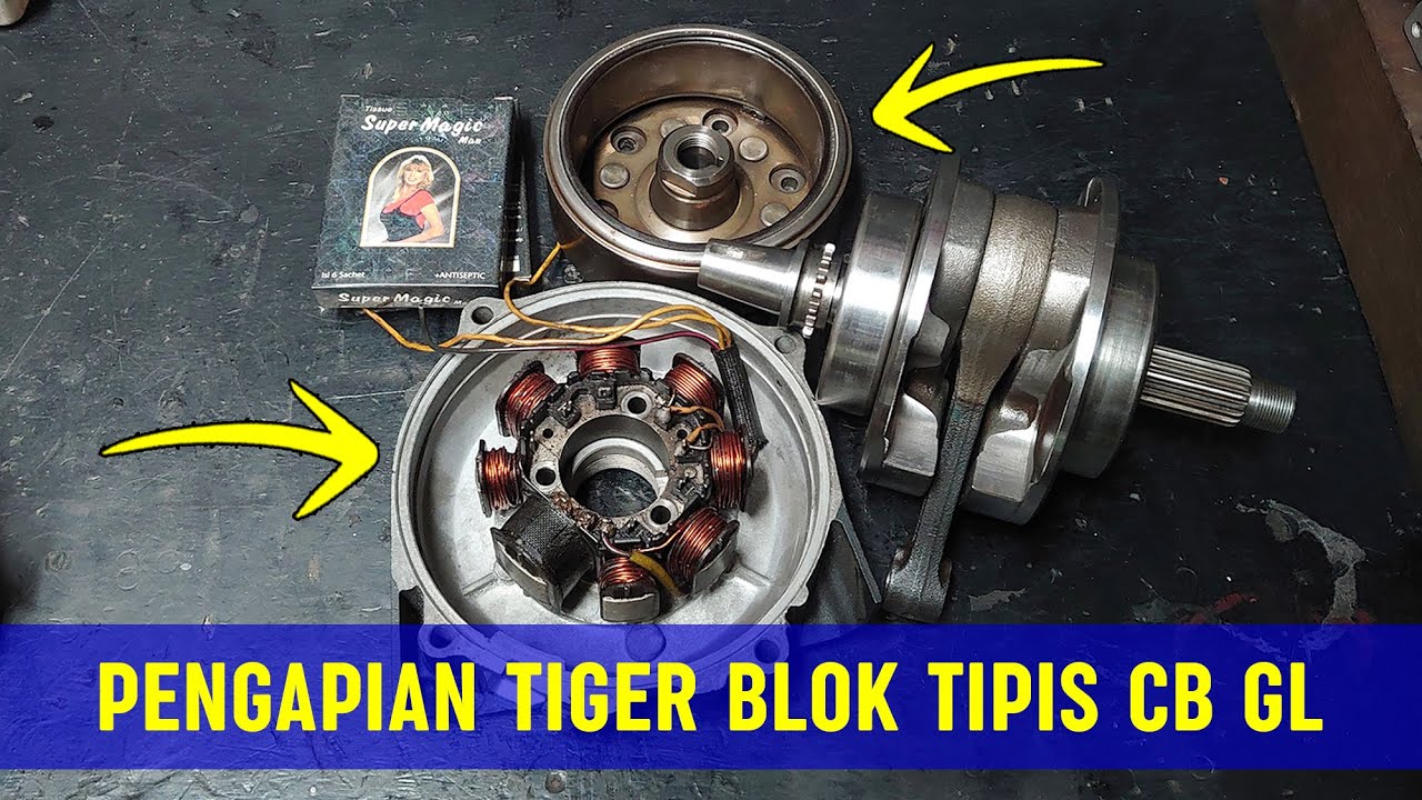 Cara Pemasangan Pengapian Tiger Blok Tipis CB GL - YouTube