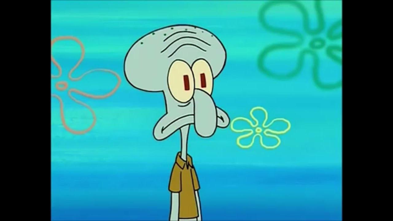 Squidward: OH NO! HE'S HOT! - YouTube