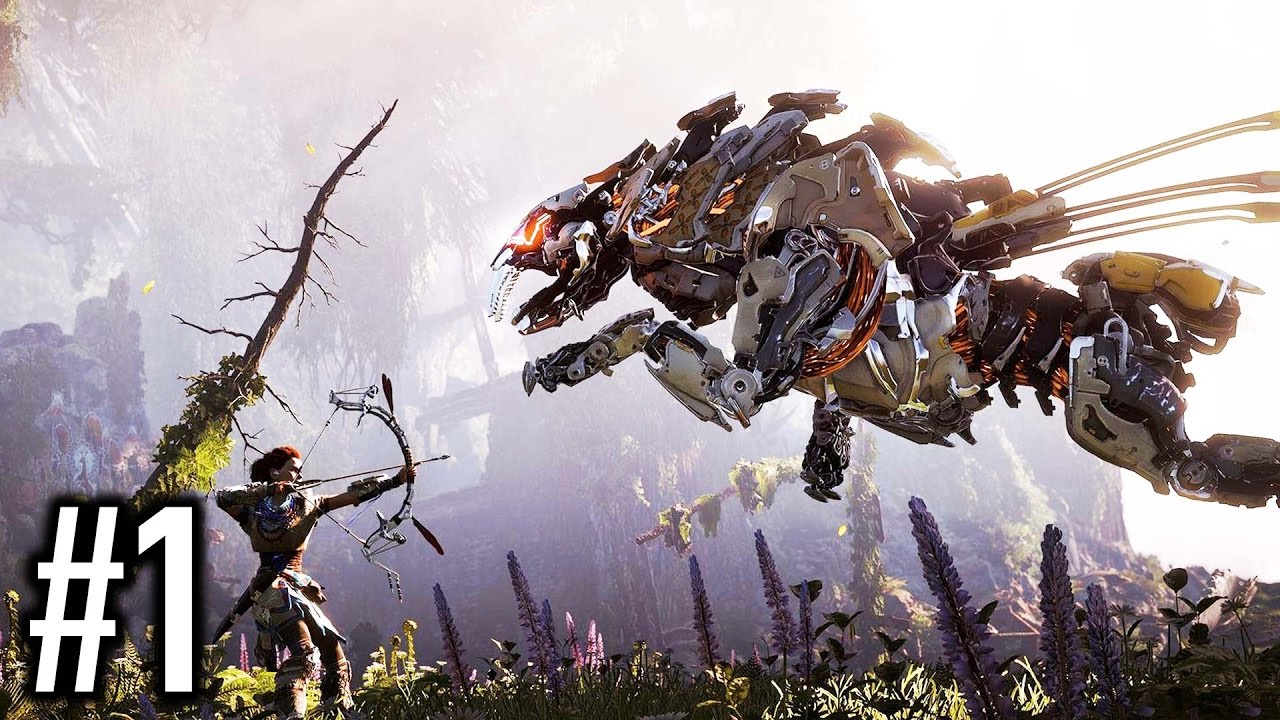 HORIZON ZERO DAWN GAMEPLAY - PS4 PRO - WALKTHROUGH PART 1 - YouTube