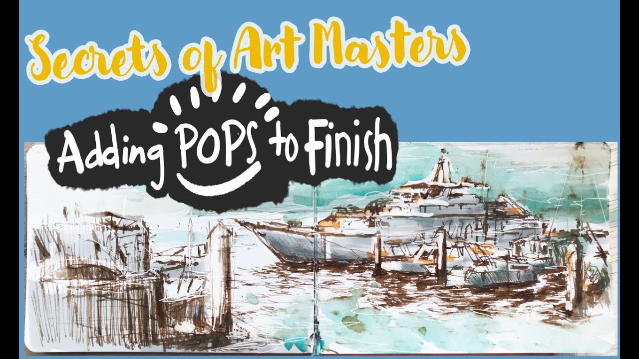 Secrets of Art Masters - Adding POPs to your sketch - YouTube