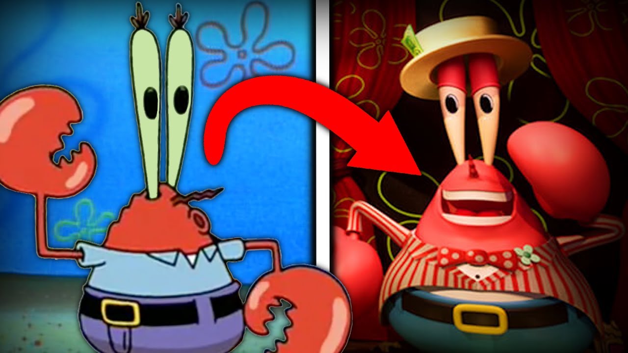 Why Mr. Krabs Just Became An Animatronic - YouTube