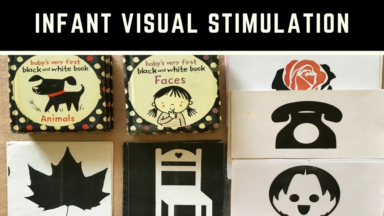 Infant Visual Stimulation I High Contrast Pictures & Books for Tummy ...