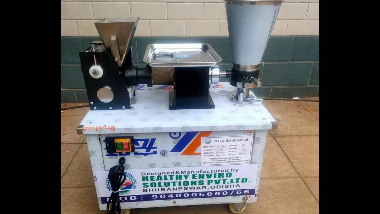 Automatic Samosa Making Machine ll Automatic Dumpling Machine ll Mob ...