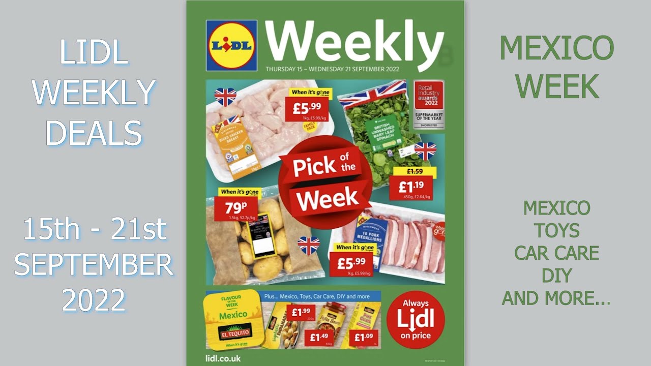 Lidl Weekly Deals 15th - 21st September 2022 Mexico Week - YouTube