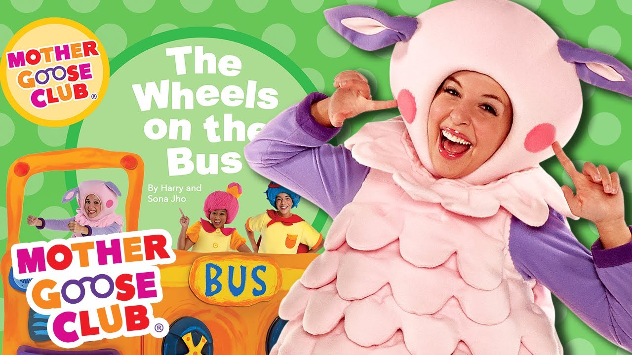 The Wheels on the Bus Book | Mother Goose Club Nursery Rhymes - YouTube