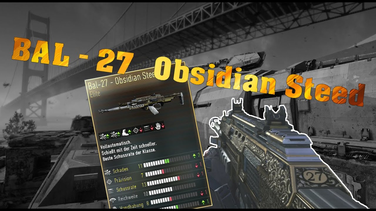 CoD AW: ELITE BAL-27 - Obsidian Steed Gameplay - YouTube