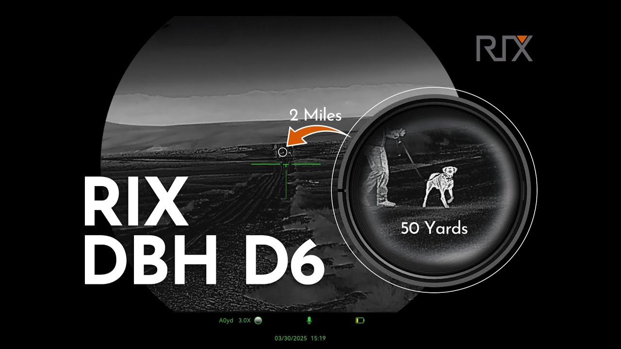 Rix DBH D6 Image quality from 50 yards to 2 miles - YouTube