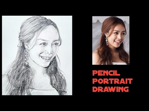 How to Draw Pencil Portrait - YouTube