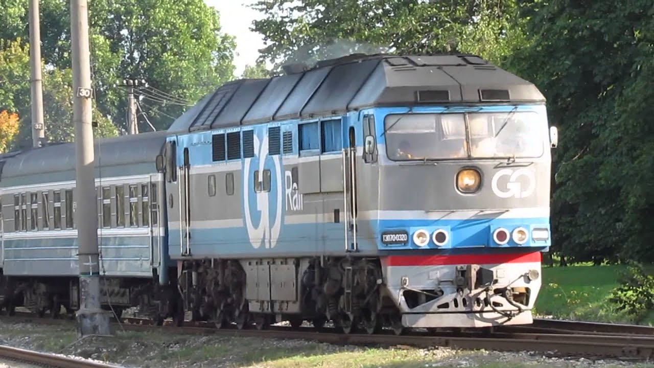 ТЭП70 - 320 Таллинн - Москва / TEP70 diesel passenger locomotive - YouTube