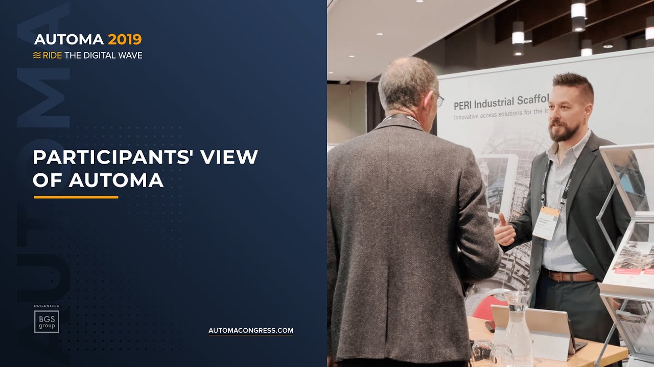 Participants' view of AUTOMA Congress - AUTOMA 2019 @ Zurich ...