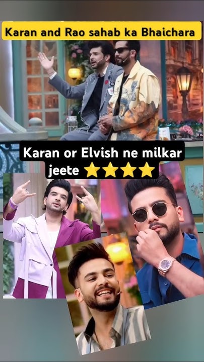 Karan Elvish ka bhaichara #karankundra #elvishyadav #elvishgaming #raosahab #laughterchefs # ...