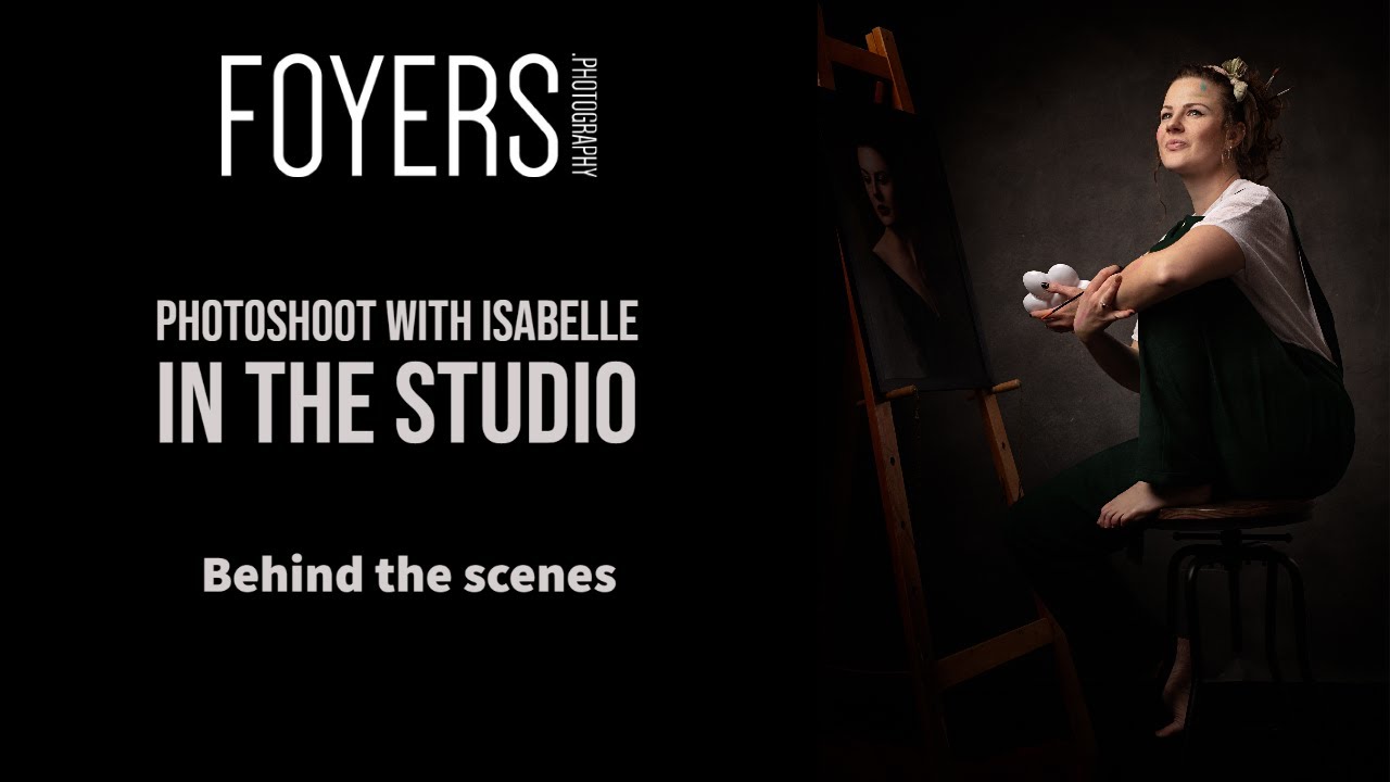 Behind the scenes - Photoshoot with Isabelle in the studio - YouTube