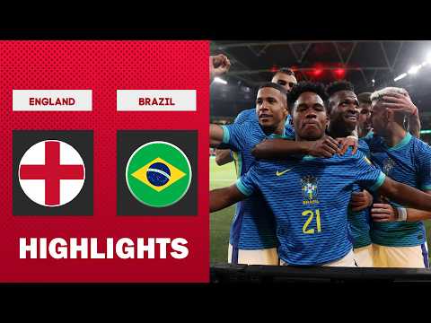 🔴 England vs Brazil | An Emotional Match with an Unpredictable Ending