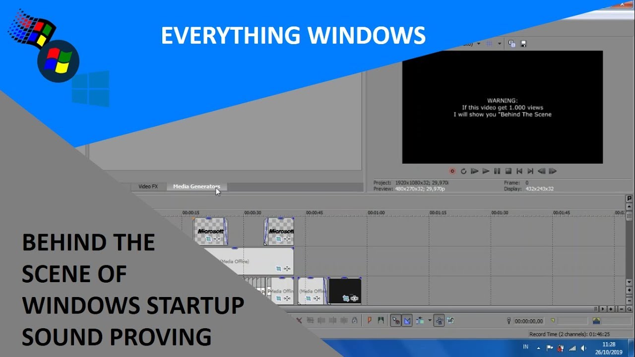 Behind the Scene of Windows Startup Sound Question Proving - YouTube