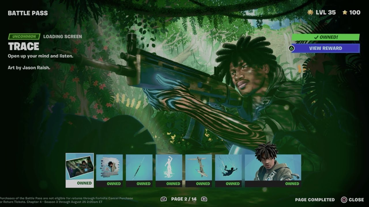 How to Unlock Trace Loading Screen in Fortnite | Battle Pass Rewards ...