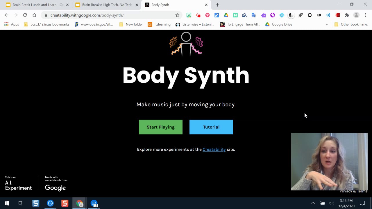 Body Synth Brain Break Tip and Tools - YouTube