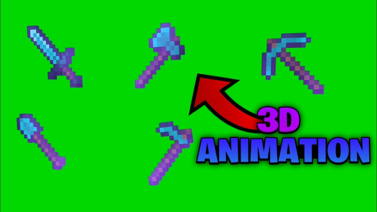 🔷 Ultimate Minecraft Diamond Tools Showcase: 3D Rotation|HD 1080p|# ...