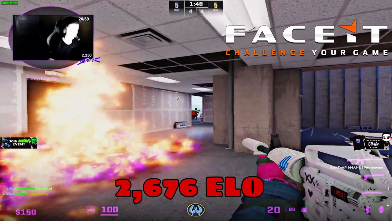 Stewie POV W/fl0m, dAVE CS2 FACEIT LVL10 VERTIGO GAMEPLAY ( FULL MATCH ...