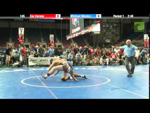 145 Zac Carson vs. Michael Monica - YouTube