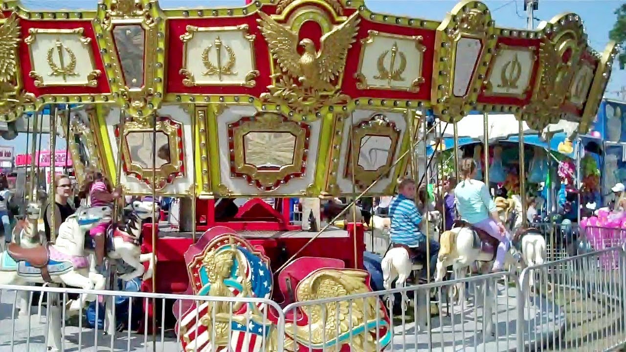 Carousel 2017 Lorain County Fair Wellington, Ohio - YouTube