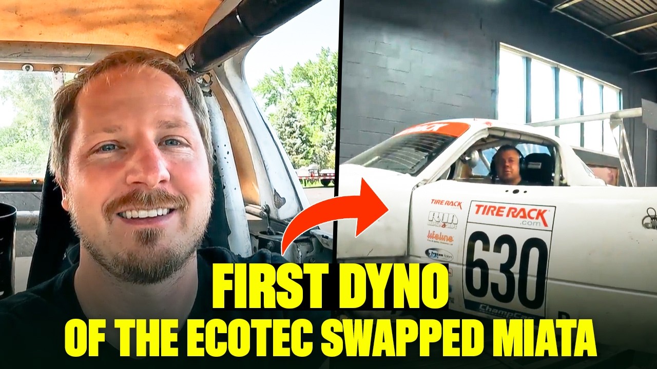Miata Ecotec Swapped First Dyno Tune - This Miata Dyno Pull Will Blow ...