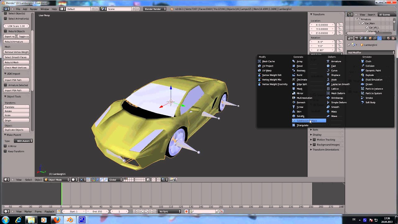 Blender - Mesh Fail - YouTube