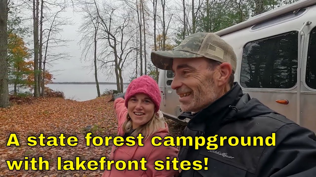 Fall camping in Northern Michigan - YouTube