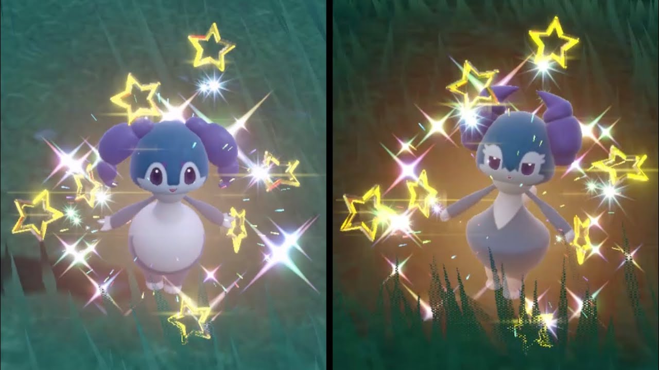 Pokémon Scarlet and Violet Shiny Male And Female Indeedee - YouTube
