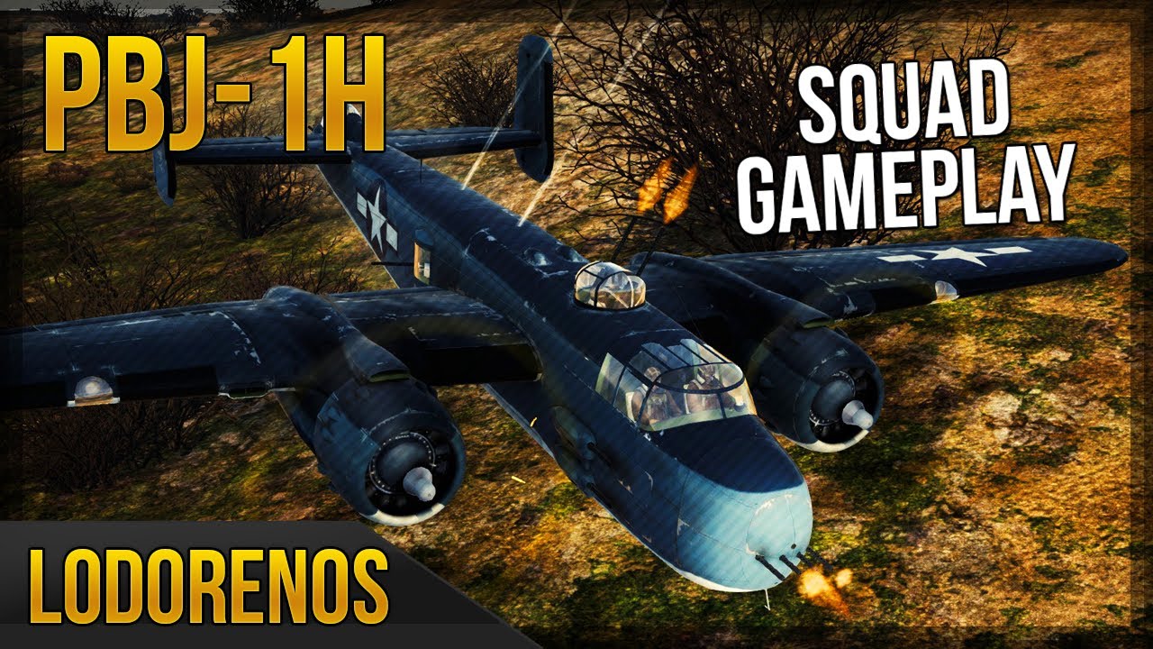 War Thunder: PBJ-1H Squad Realistic Gameplay - YouTube