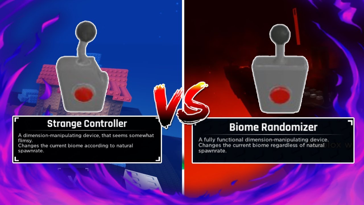 BIOME RANDOMIZER VS STRANGE CONTROLLER! WHATS THE DIFFERENCE? | Sol's RNG! - YouTube