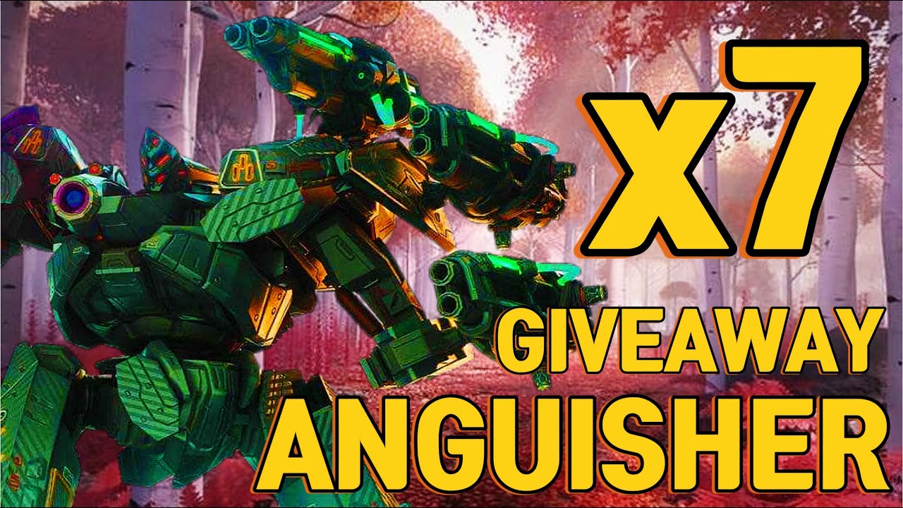 GIVEAWAY/SORTEO X7 ANGUISHER #WRwinAnguisher - YouTube