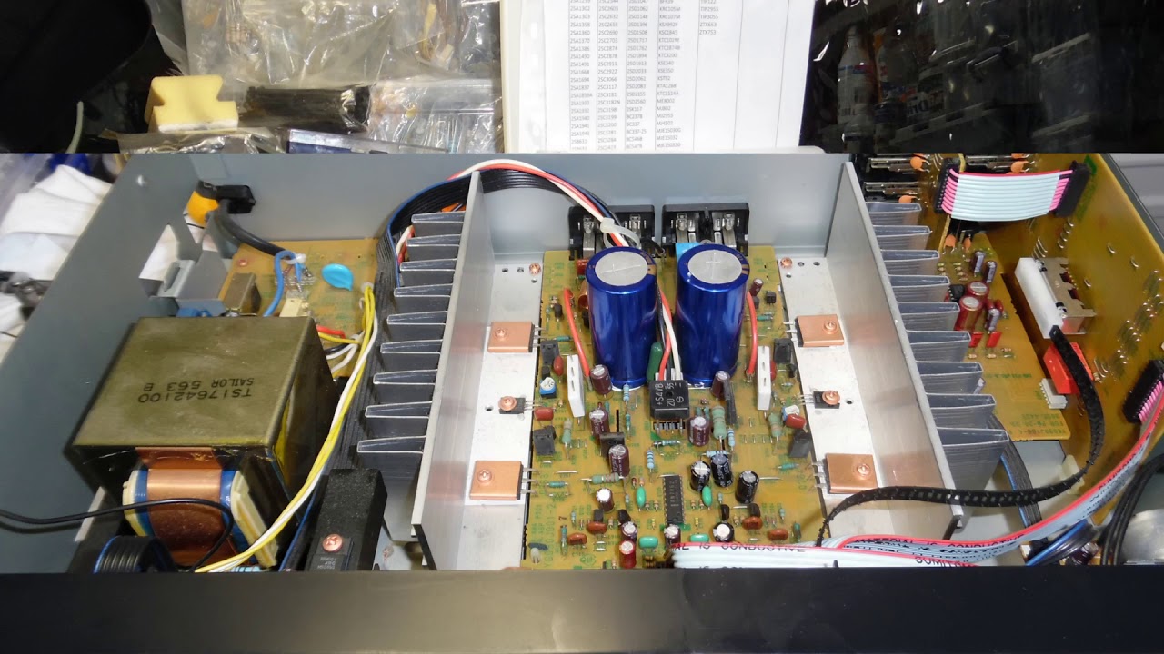 Marantz PM55SE Amplifier Repair - YouTube