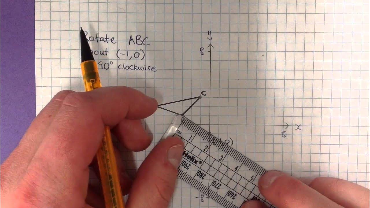 Rotation of Shapes With and Without Tracing Paper - YouTube