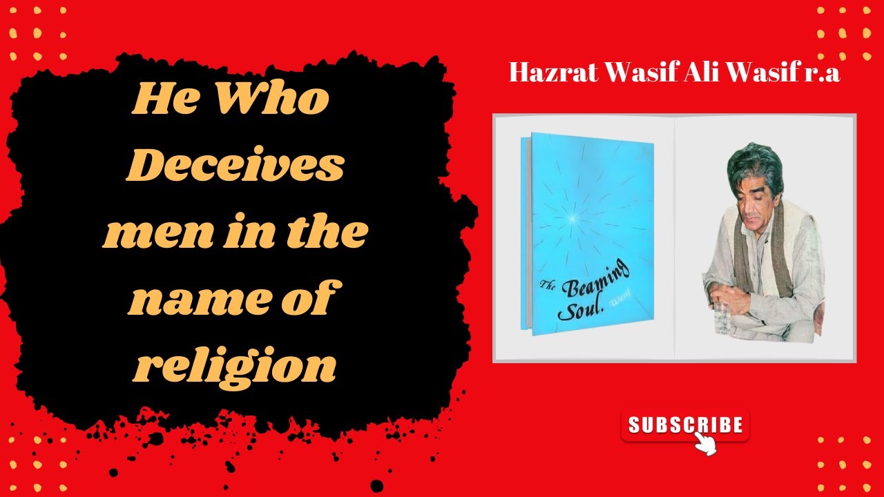 "Educate Wth Wasif | He who deceives men in the name of religion by ...