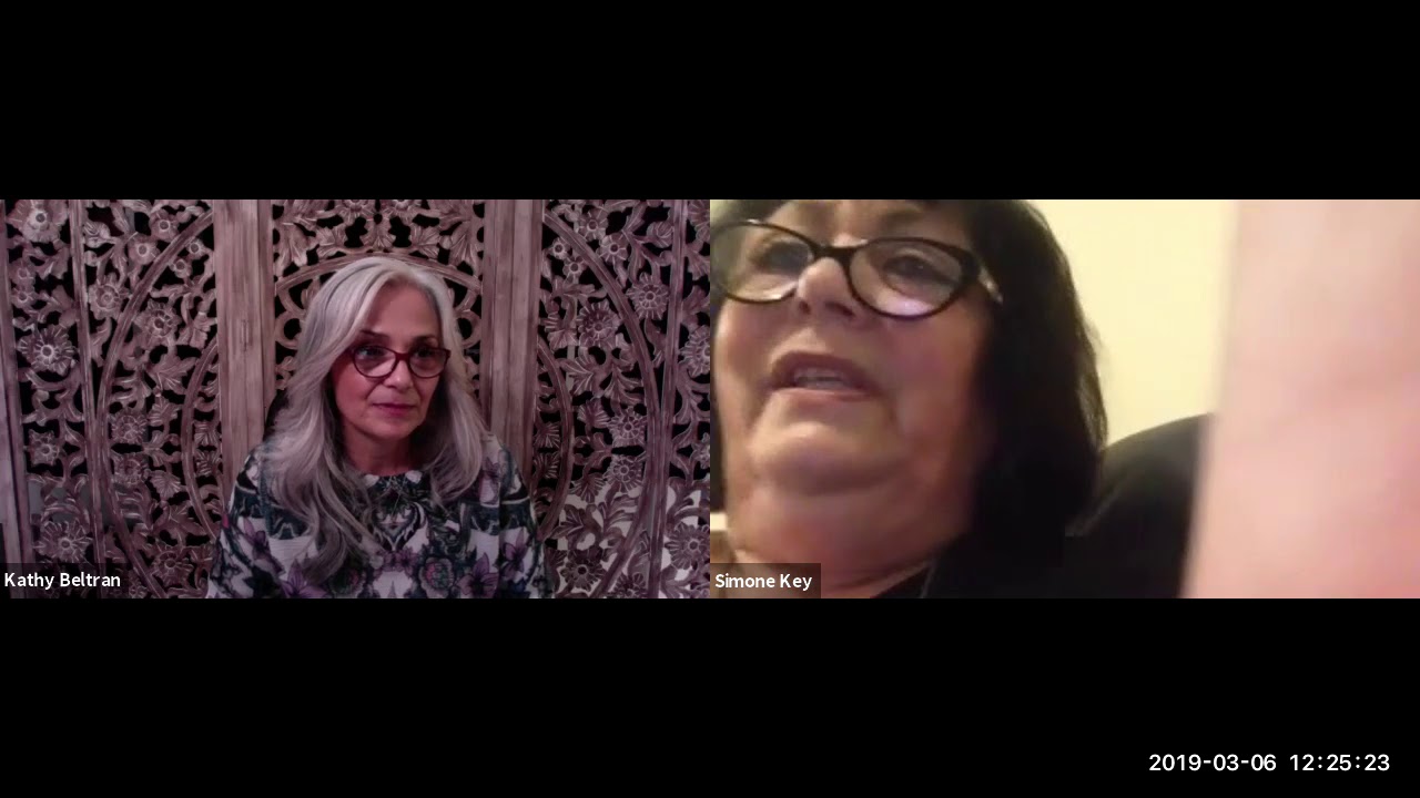 Trance Medium/ Healer Simone Key shares her development - YouTube