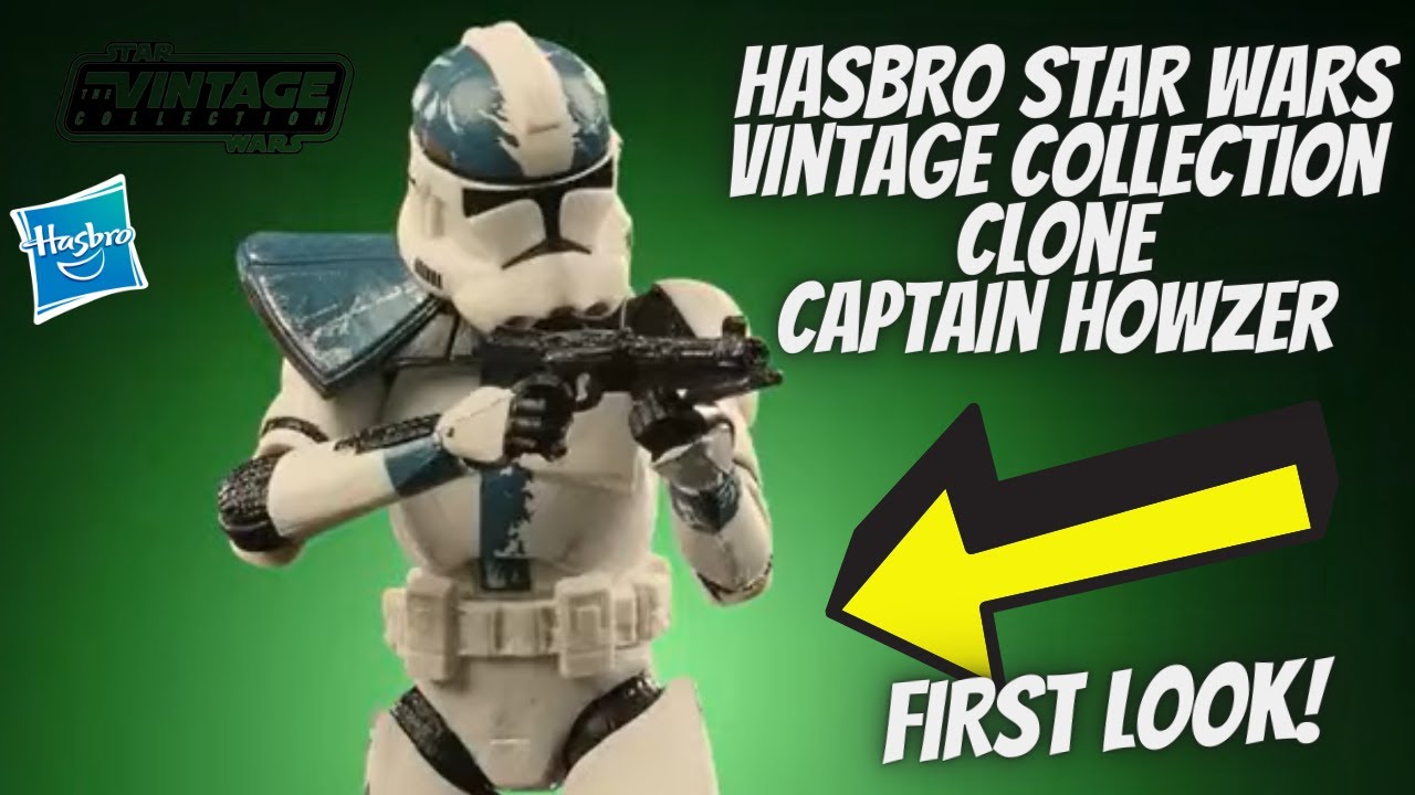 Hasbro Star Wars Vintage Collection Clone Captain Howzer Figure First ...