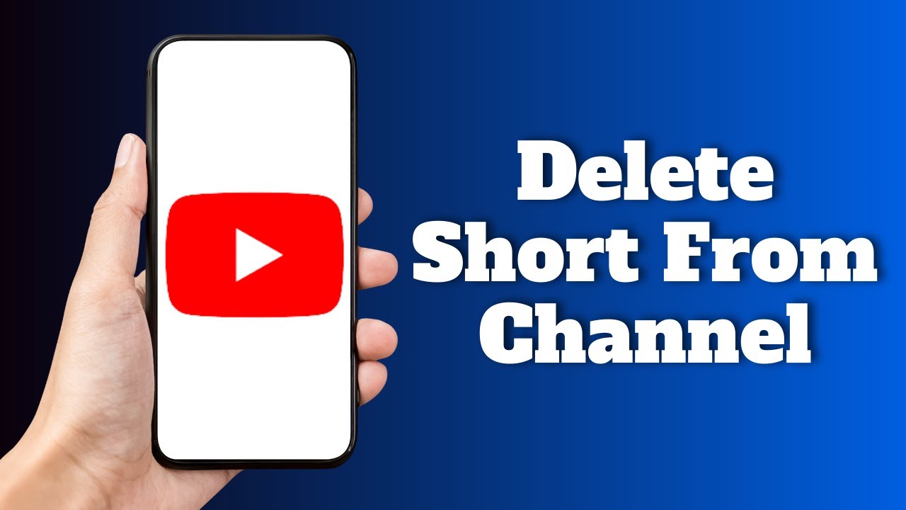 How To Delete YouTube Short From Your Channel - YouTube