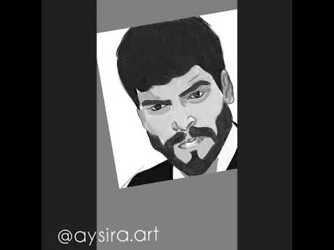 Hercai dizi drawing  Miran & Reyyan Akin Akinozu çizimi #reymir #miranaslanbey  Akın Akınozu Atv