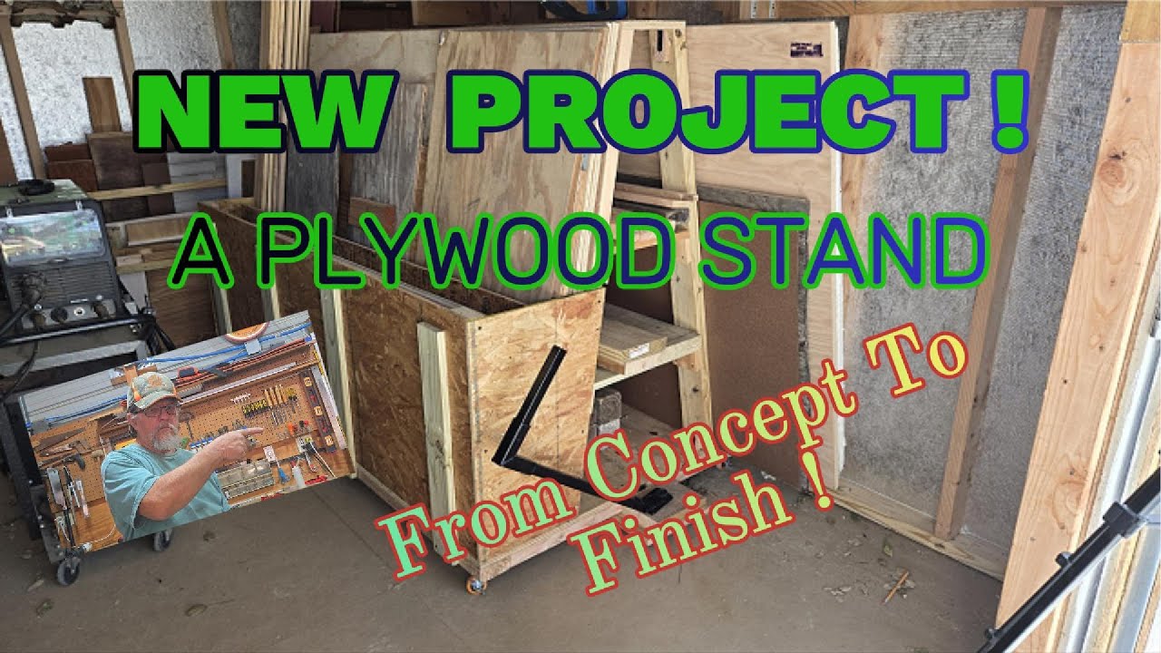 A Plywood Stand Concept to finish. - YouTube