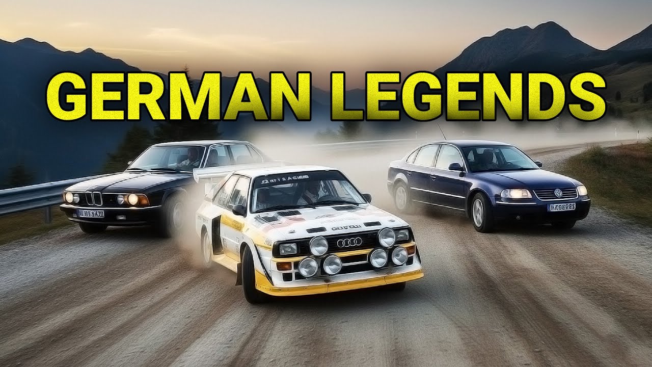 3 Legendary German Cars | Pure Driving & Drift Moments - YouTube